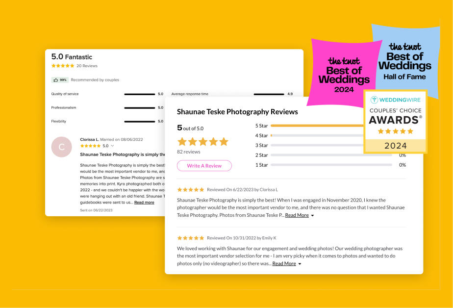 Become a Top Vendor with WeddingPro Customer Reviews